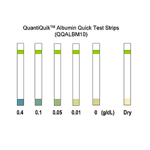 QuantiQuik Albumin Quick Test Strips (10 Strips)