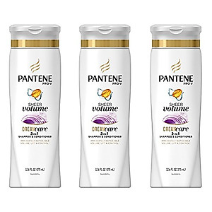 Pantene Pro-V Volume 2-In-1 Shampoo & Conditioner 12.6 Fl Oz (Pack of 3)