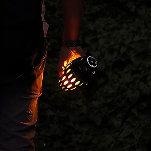 DiKaou 2 Packs Outdoor Bluetooth Speakers, Gifts for Men, Torch Lantern Waterproof Wireless Speakers, BT5.0, Gadgets Christmas Birthdays Gifts for Dad Mom Women, Garden Patio Decro, Tripod & Stake