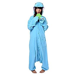 SAZAC Manatee Kigurumi - Onesie Jumpsuit Halloween Costume (X-Large)