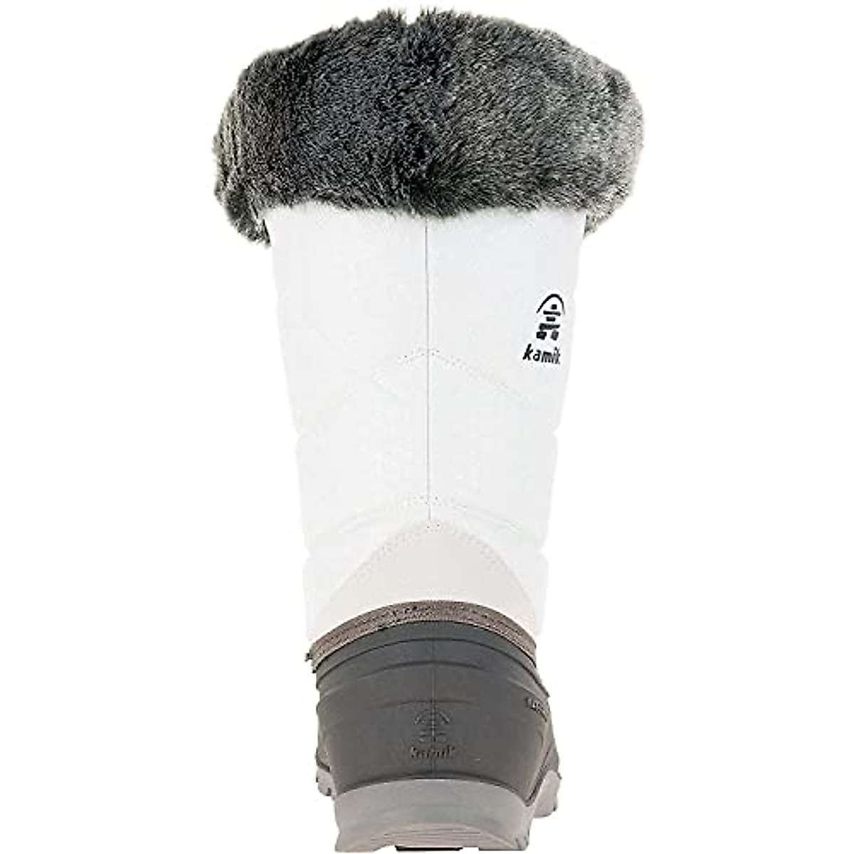 Kamik Women's MOMENTUM2 Snow Boot, white, 8 Medium US