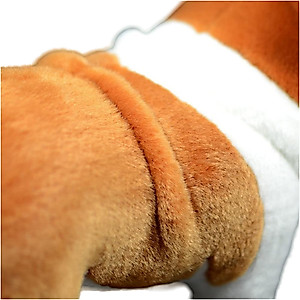 Lifelike Bulldog Plush-11.8" Bulldog Stuffed Animal,Soft Dog Stuffed Animals for Boy,Stuffed Plush for Girls and Boys,Stuffed Bulldog Plush for Kids, Kids' Plush Toy Pillows,Hugging Pillow