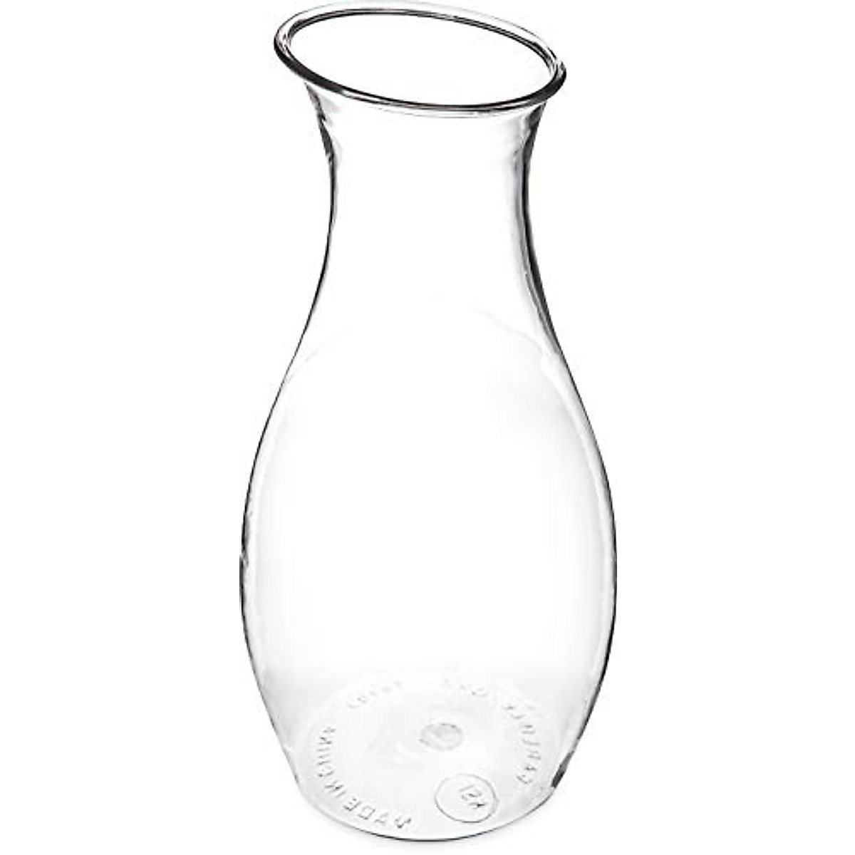 Carlisle FoodService Products 7090307 Cascata Carafe Juice Jar Beverage Decanter Only, Plastic, 1.5 L, Clear