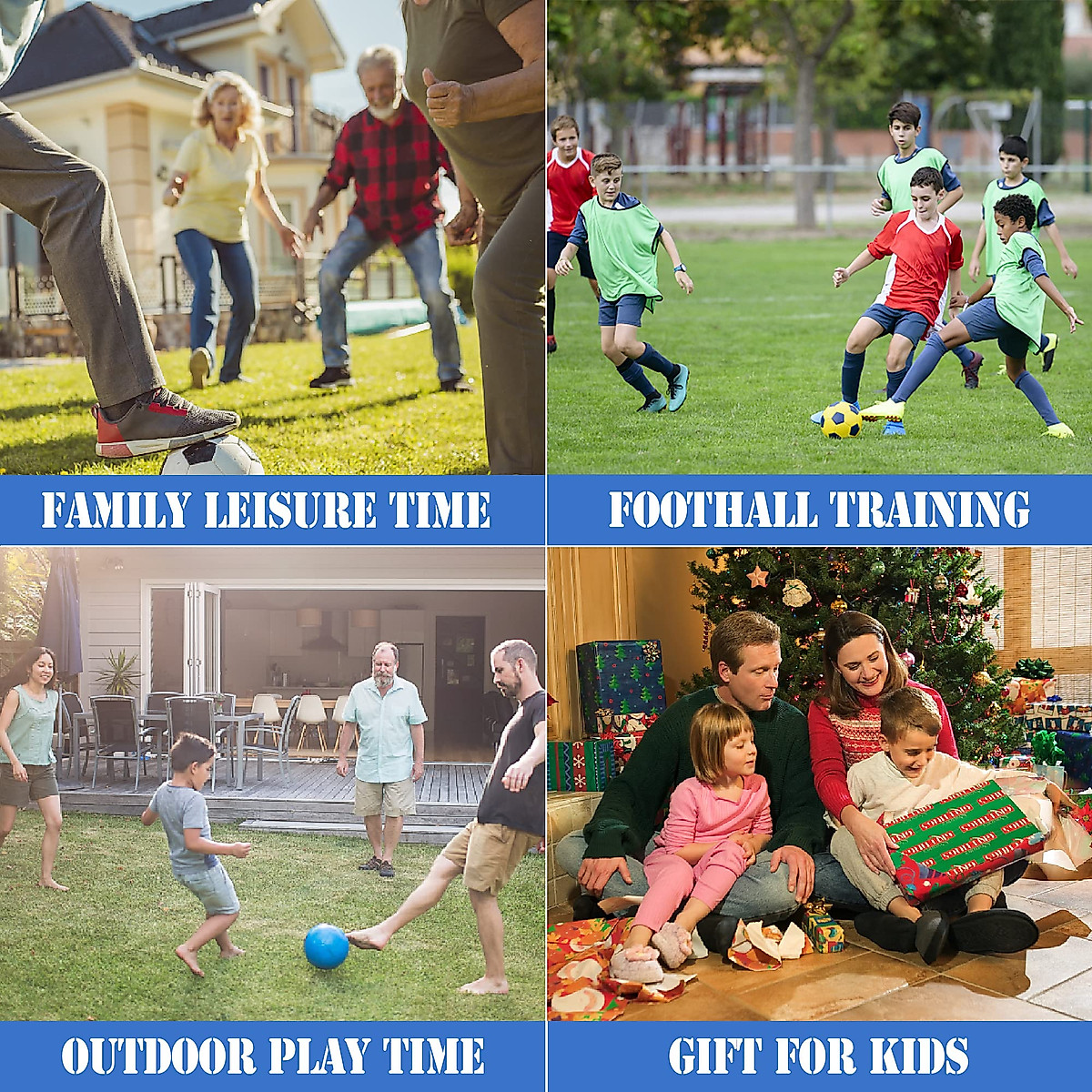 Portable Pop Up Soccer Goal Net Set for Kids or Adaults Trainning and Backyard Playing with Carrying Case, Training Cones and Target