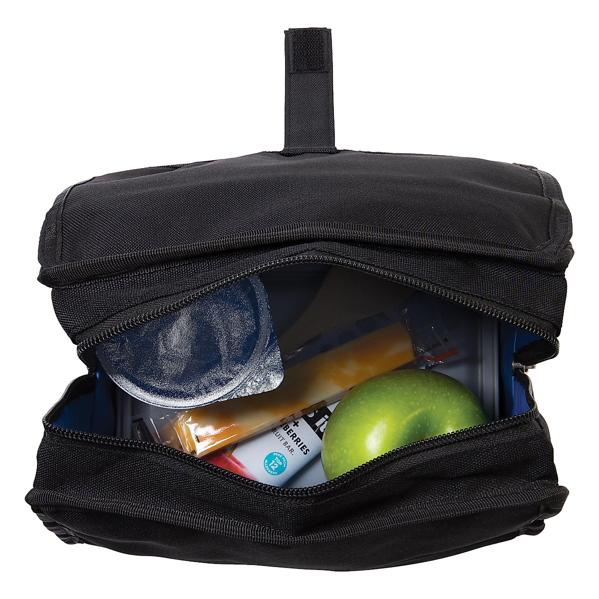 PackIt Freezable Lunch Bag with Zip Closure, Black