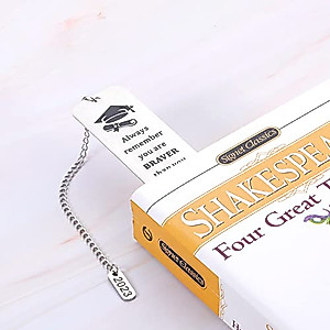 Class of 2023 Graduation Gifts for Her Him Inspirational Bookmark High School College Graduation Gifts for Son Daughter Boys Girls Women Men Nurse Master Degree Students Senior Grad Gifts
