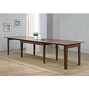 Sunset Trading Simply Brook Harvest Table, 3 Sizes, Amish Brown