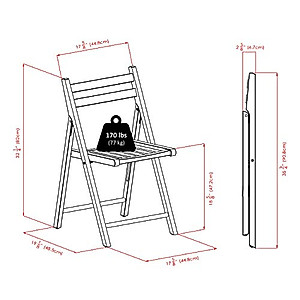 Winsome Wood Robin Seating, Walnut (Set of 4)