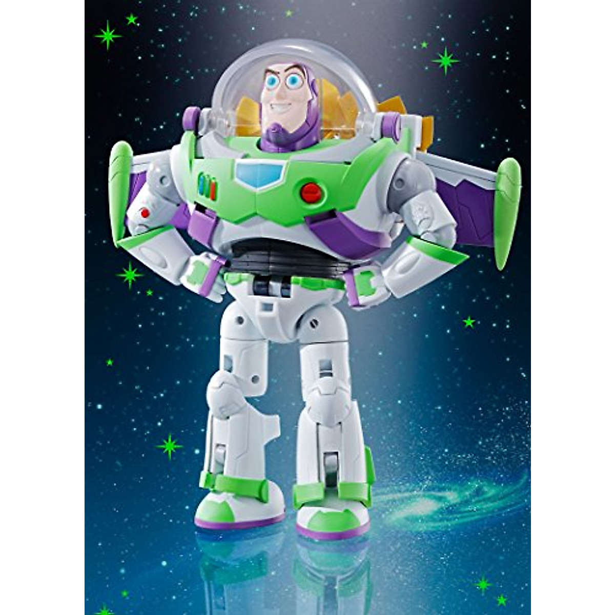 TAMASHII NATIONS Bandai Nations Buzz the Space Ranger Robo Chogattai "Toy Story", Multicolor, 9 inches
