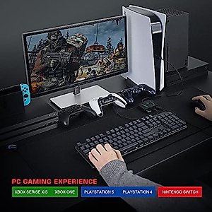 leadjoy 【2022 New Version】 VX2 AimBox Keyboard Mouse Adapter for Xbox One, Xbox Series X/S, Nintendo Switch, PS4, PS5, Game Consoles for FPS, TPS and RTS