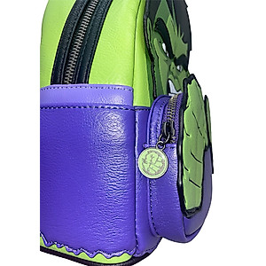 Loungefly The Incredible Hulk Marvel Comics Cosplay Womens Double Strap Shoulder Bag Purse