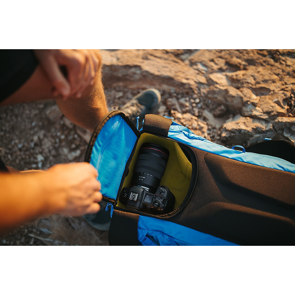 Strohl Mountain Ultra Light 45L Hiking Backpack & Camera Bag (Medium Size in Black)