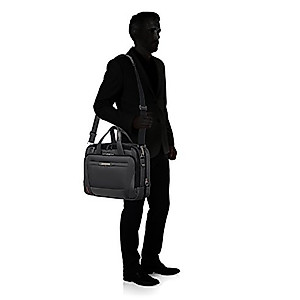 SAMSONITE LAPT.BAILHANDLE 15.6" EXP (BLACK) -PRO-DLX 5 Hand Luggage, 30.5 cm, Black