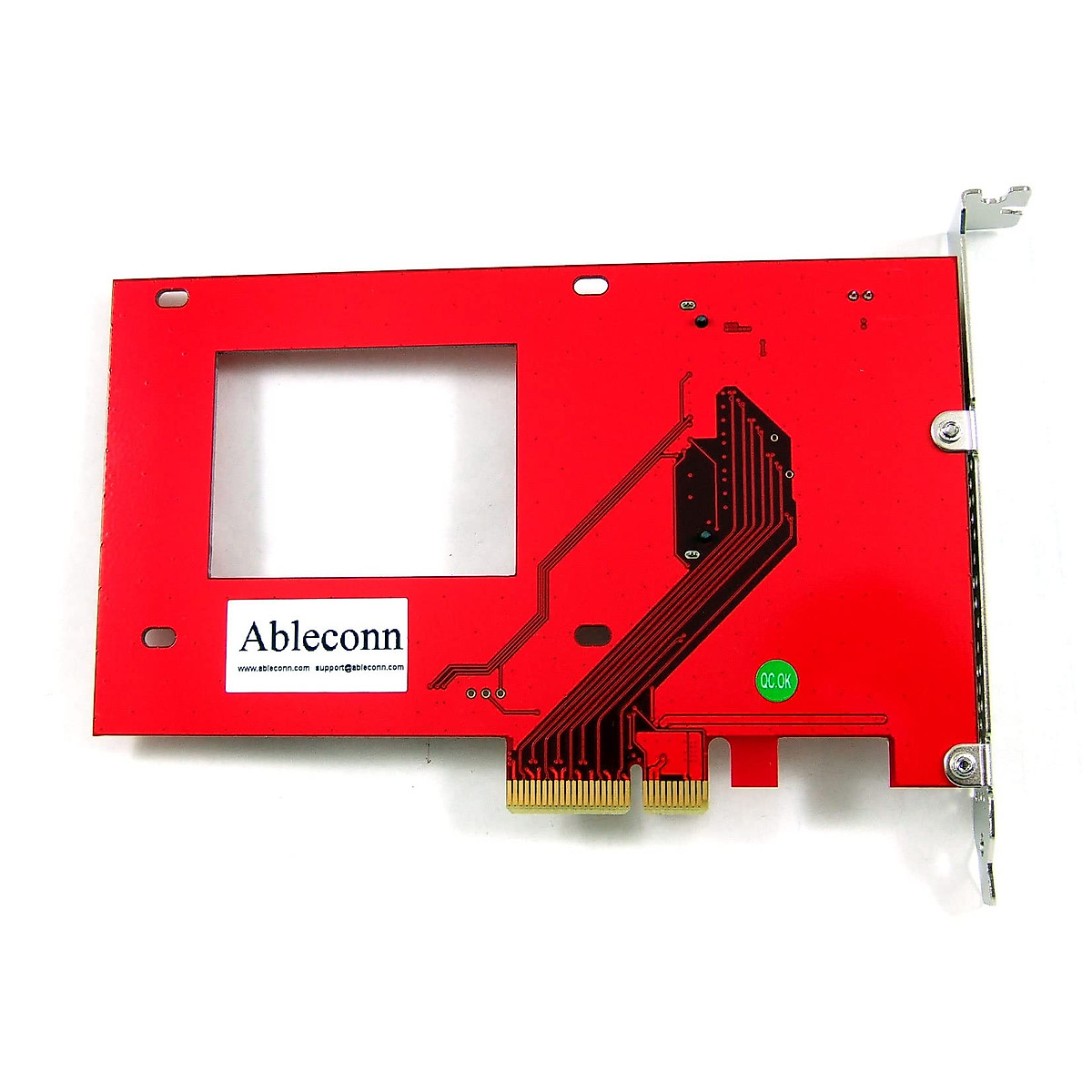 Ableconn PEXU3-132 NVMe 2.5-inch U.3 SSD PCIe 4.0 x4 SFF-TA-1001 Carrier Adapter Card - for 2.5-inch U.3 NVMe SSD - U.3 to PCIe 4.0 - PCIe Adapter for U.3 Drive