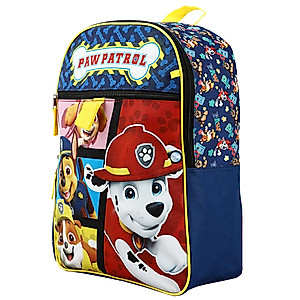 Paw Patrol Heroes Nickelodeon 6-Piece Backpack accessories Set for boys