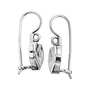 Silpada 'Heart on the Line' Heart Drop Earrings in Sterling Silver