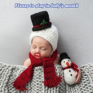 YAPROMO Funny Toddler Orthodontic Mustache Pacifiers for Babies, BPA Free, Latex Free-4 Pack