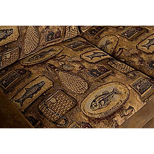 American Furniture Classics Model River Bend loveseat, Brown