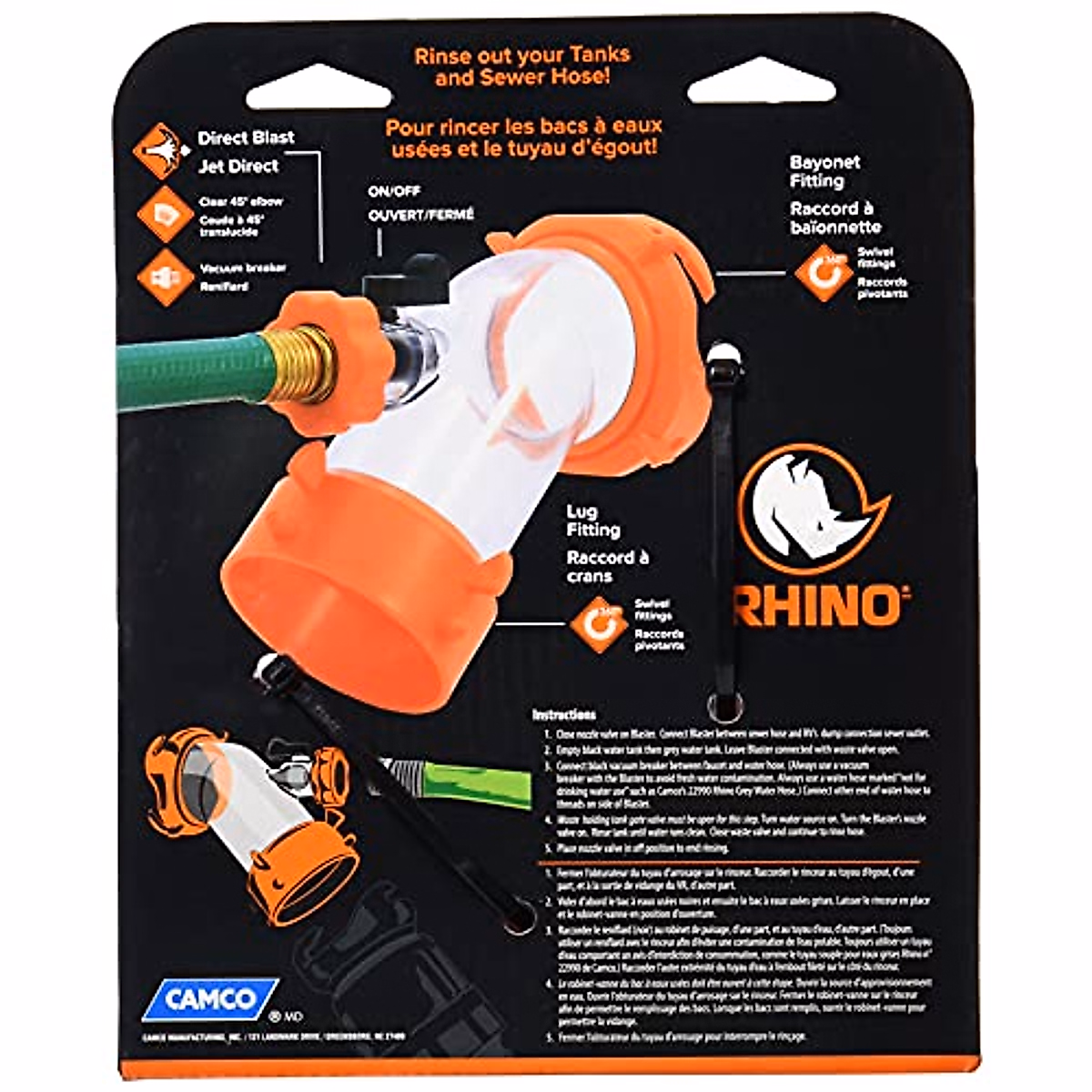 Camco 39082 Rhino Blaster (Eng/Fr)