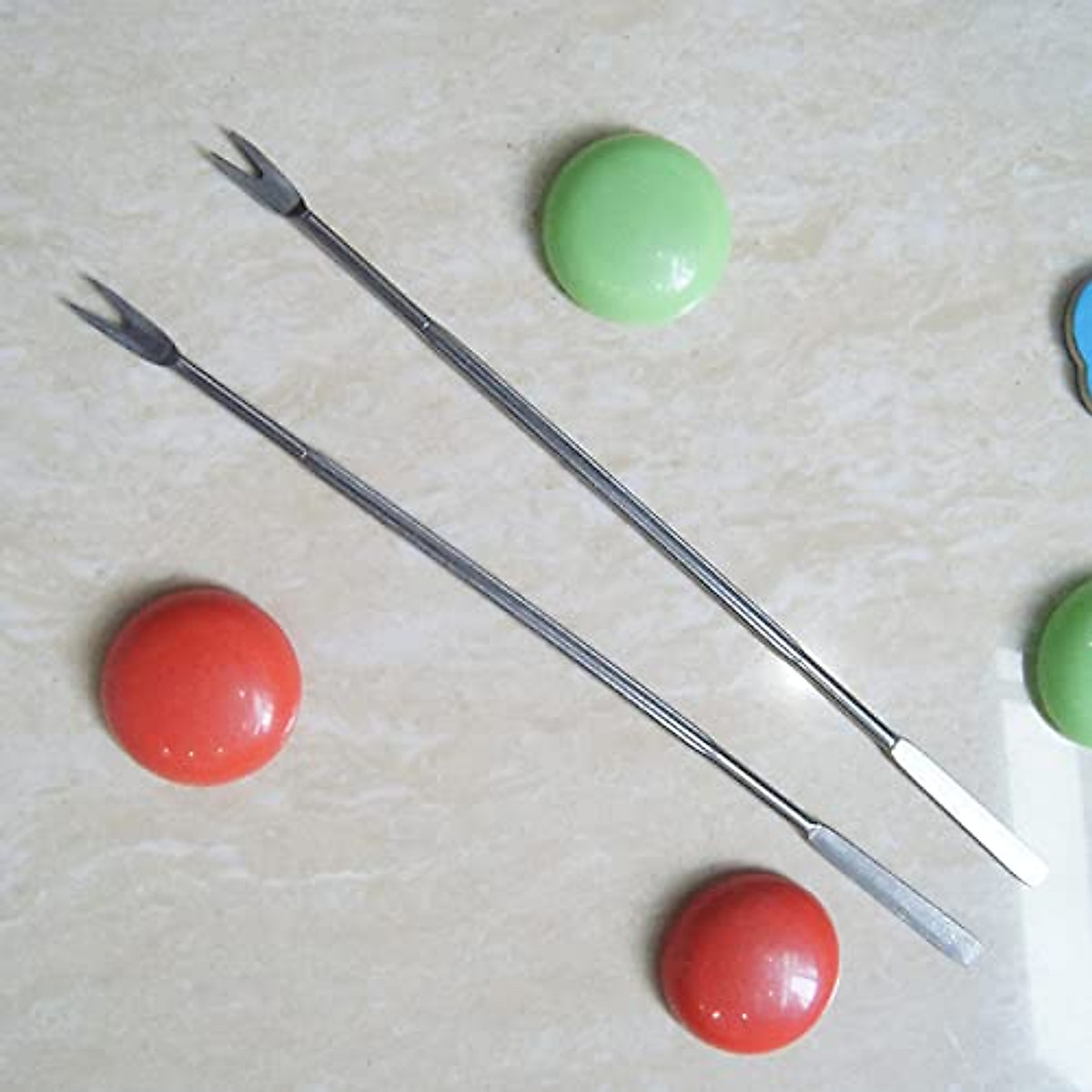 3 Pcs Silver Seafood Forks Tools Household Stainless Steel Lobster Forks Nut Forks Walnut Needle Seafood Picks Kitchen Gadget Walnut Needle