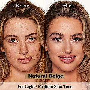 FV Waterproof Dewy Foundation with Natural Finish, Lightweight & Buildable Coverage, Long Lasting Liquid Foundation, Hydrating Foundation for Dry/Combination Skin, 30g, Nourishing Beige