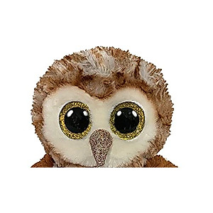 TY T36326 Percy BARN OWL-Beanie BOOS, Multicolored, 15 Cm