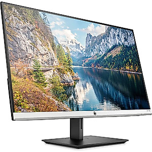 HP New Premium 27f 4K Monitor: 27" UHD 3840 x 2160 (4K) IPS Micro-Edge Display, AMD FreeSync Tech, Height/Tilt Adjustment, HDMI, DisplayPort, 5ms Response time, 16:9 Aspect Ratio, 60Hz,TF HDMI Cable