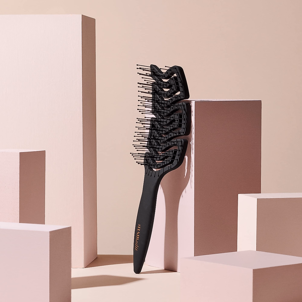 The Hair Edit Detangle and Massage Brush, Hair Care Essential, Detangler, Great for Wet Hair, Scalp Massager, Lightweight, For All Hair Types