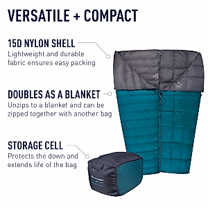Sea to Summit Traveller Down Sleeping Bag Blanket, 30-Degree, Regular