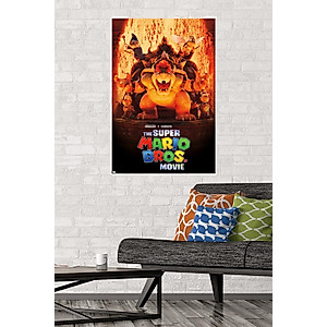 Trends International The Super Mario Bros. Movie - Bowser's World Key Art Wall Poster