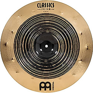 Meinl Cymbals Classics Custom Dual 18" China Cymbal, Dark and Brilliant Finish — Made in Germany — for Rock, Metal and Fusion, 2-Year Warranty, (CC18DUCH)