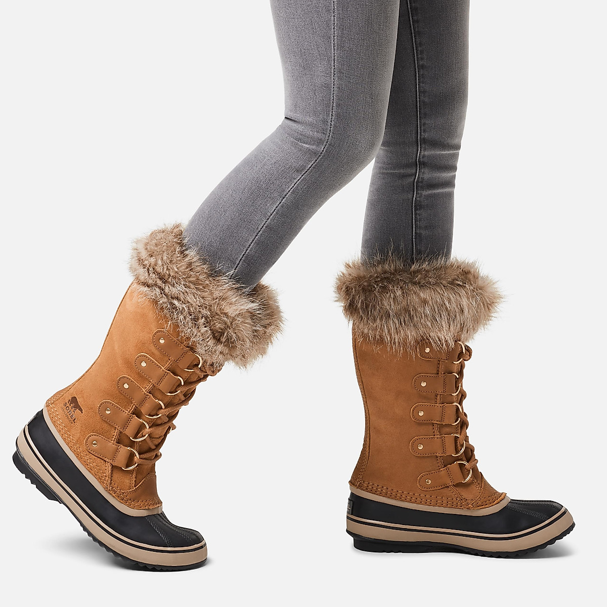 Sorel Women's Winter Boots, Brown Camel Brown Black, 10