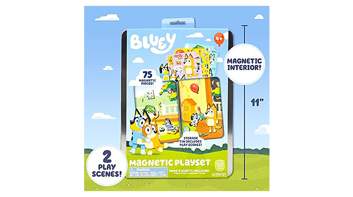 Bluey Magnetic Playset - Creative, Screen-Free Kid's Toy