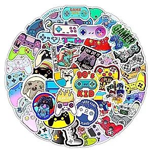 50Pcs Retro Gamepad Game Console Graffiti Sticker Decoration Diy Hand Account Computer Phone Luggage Thin Waterproof Sticker Famosa Serie De Juguetes De Dibujos Animados De Equipaje Estilo De Regalo