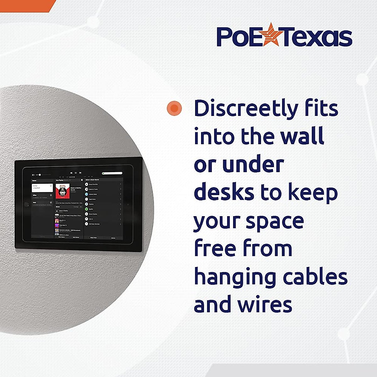 PoE Texas GAF-USB | 802.3af PoE Splitter Compatible with iPads and Tablets with 5 Volt 10 Watt Output - Includes USB-A and Micro-USB adapters