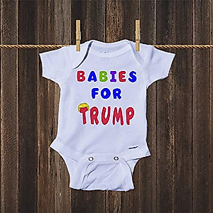 Ink Trendz Babies for Trump Onesie®, Trump Baby Onesie®,Trump Baby Unisex Shirts, MAGA Baby Shirts Trump