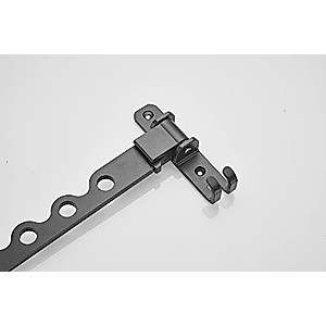 MISSMIN 3-way Foldable Clothes Rack with 31 inch rod - 2 Pack Wall Mounted Retractable Clothes Hanger Drying Rack for Laundry Room Closet Storage Organization, Black