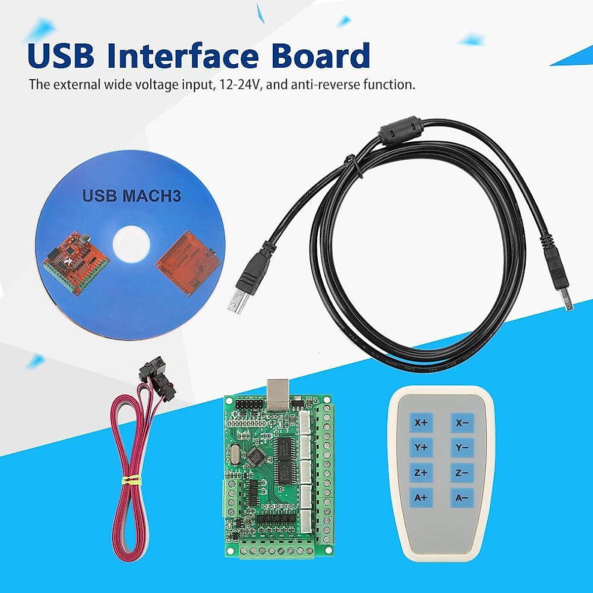 USB MACH3 Control Card, CNC MACH3 USB Interface Board Engraving Machine CNC Control Card USB Interface Board