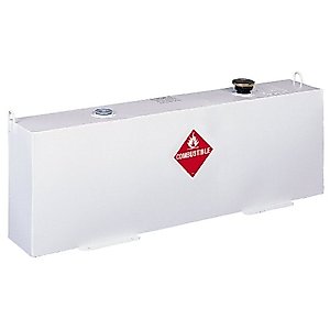 Jobox Delta 486000 37 Gallon White Vertical (Fuel-N-Tool Ready) Steel Liquid Transfer Tank for Trucks