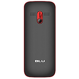 BLU Z4 Z190 Unlocked GSM Feature Phone w/Built-in Flashlight - Red