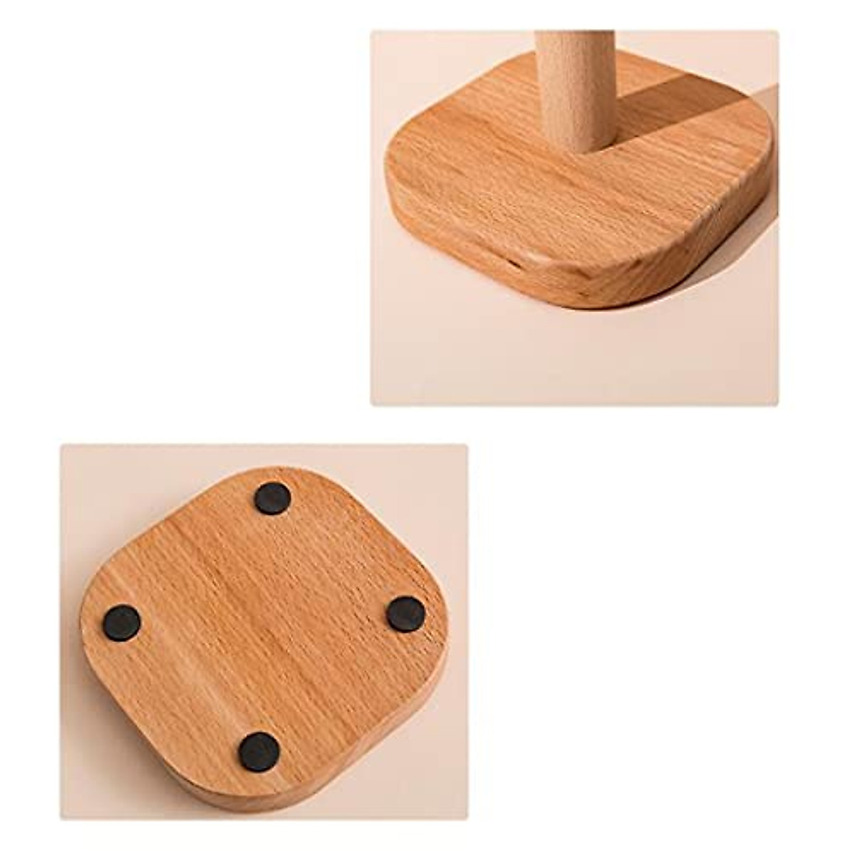 Kitchen Paper Roll Holder Paper Towel Rack Dining Table Kitchen Paper Roll Holder Vertical Paper Towel Storage Rack ( Color : A )