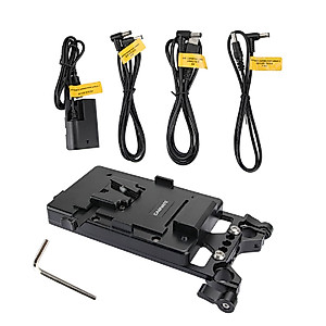 CAMVATE V Lock Mounting Plate Power Supply Splitter with 15mm Rod Clamp - 1524