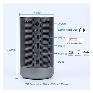 Upgraded Portable Android 7.1 Full HD 1080P 3D Home Theater Projector,1920x1080p WiFi LED Video Game Proyector Beamer ( Color : 2pcs 3D Glasses )