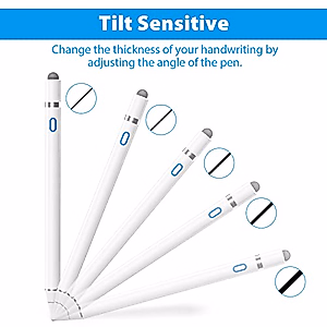 RICQD Stylus Pencil Compatible Apple iPad(2018-2022) with Palm Rejection iPad 10/9/8/7/6th, Pro 12.9 6/5/4/3rd Gen, Air 5/4/3rd, Mini 6/5th, Pro 11 High Precision Drawing Pen