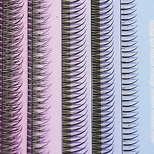 BlueSmurfs Individual Fairy Eyelashes Extensions Fluffy DIY Cute Eye Cluster Eyelashes Natural Faux Mink False Eye Lashes Multipack of 170 Mini Individuals Fairy Lash Clusters (Include Bottom Lashes)