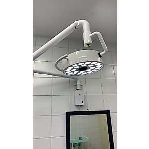 72W LED Stomatology Cold Light Shadowless Lamp Surgical Wall-Mounted Lamp Beauty Tattoo Pet Surgery Shadowless Light 24 Bulbs