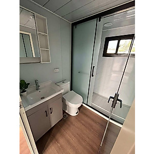 Generic Expandable Home materialize of Container, Prefeb House, 20 ft Expandable House, Modern 2 Bed Portable House, Brown