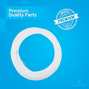 EvertechPRO Ice Maker and Humidifier Installation Kit for Refrigerators and Freezers Tubing 1/4" Length 25 Feet Plastic Tubing and Fittings