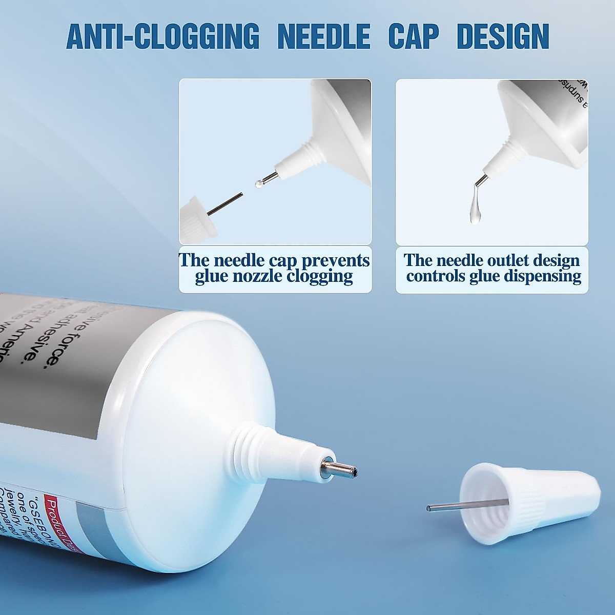 110 ml B7000 Adhesive Rhinestones Glue for Crafts, B7000 Glue Clear Glue with Glue Spreaders and Dotting Pen Tool, Multipurpose Jewlery Glue for Fabric DIY Craft Makeup Shoes Jewelry Making Nail Art