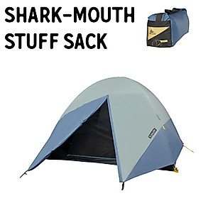 Kelty Discovery Element Camping Tent, 4 or 6 Person Storm Worthy Campsite Shelter, Fiberglass Poles, Pre-Attached Guylines, Stuff Sack Included (6 Person)